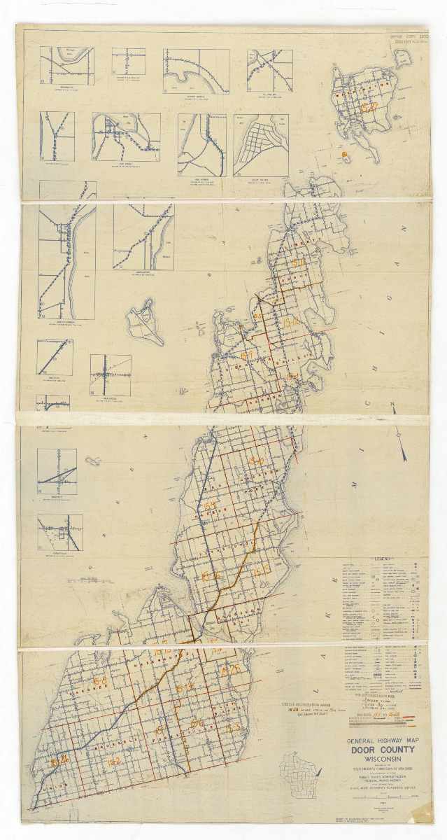 Door County Maps | 50 Helpful Ones